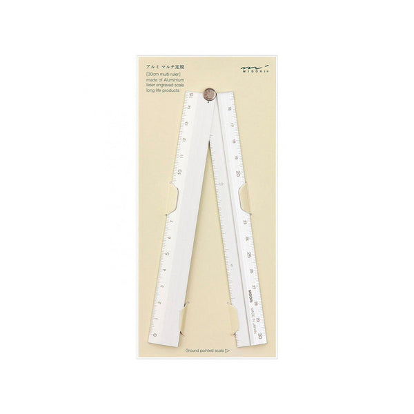 Midori Aluminum Multi Ruler 30cm – La Libretería