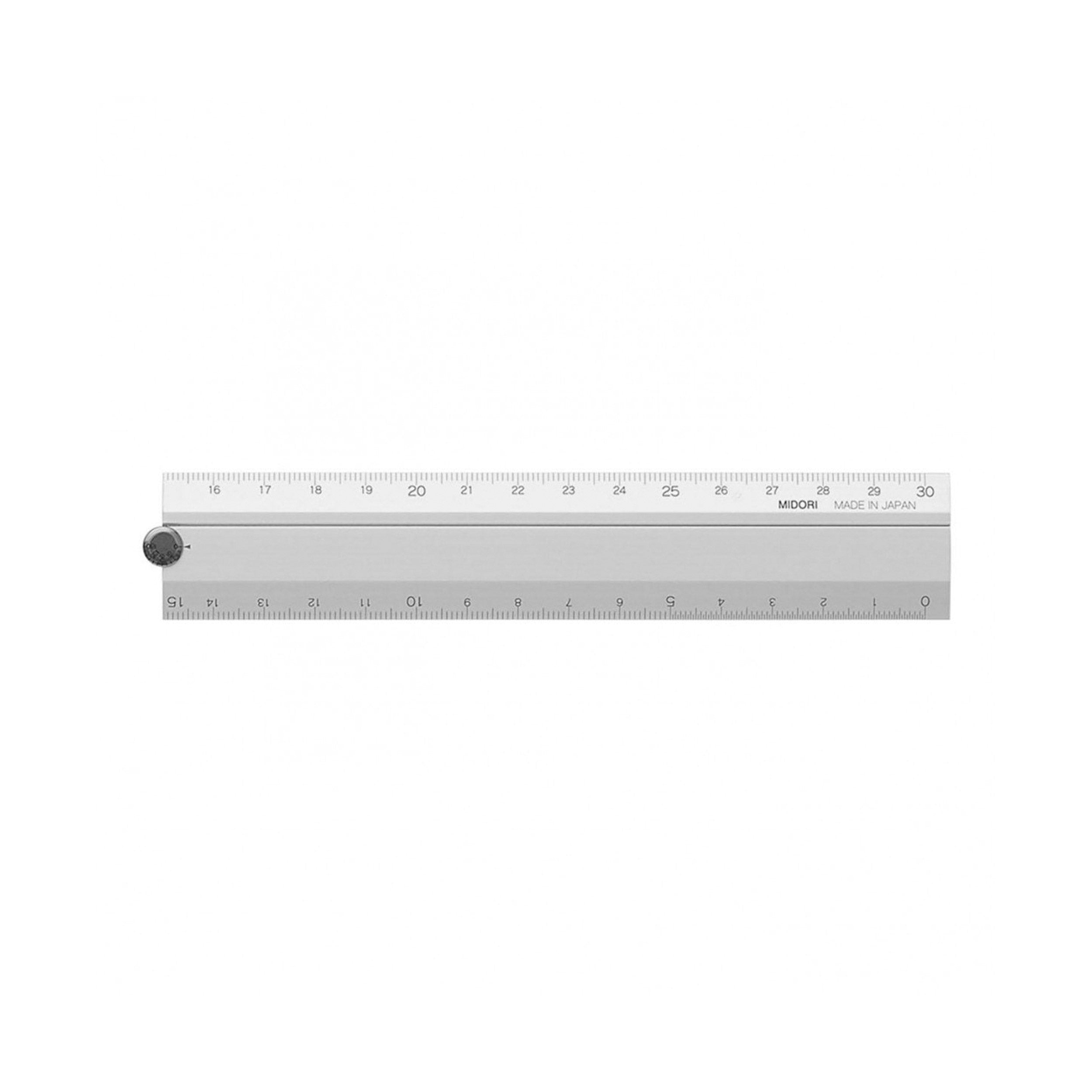 Midori Aluminum Multi Ruler 30cm – La Libretería